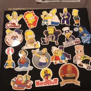 Pauplian | Toys | Nwtsimpsons Vinyl Waterproof Stickers Decals 96 Pcs ...